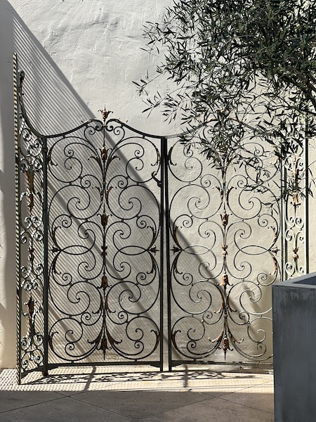 Pair of Antique French Wrought Iron Gates from Paris, Circa 1900 ...