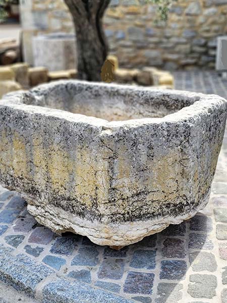 19th Century French La Colline Stone Trough - Architectural Antiques ...