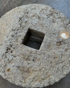 19th Century French Press Millstone Table - Architectural Antiques | Ancient Moderne